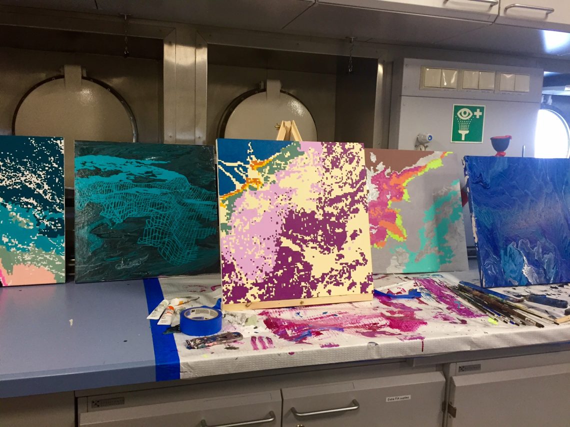 ARTIST AT SEA: REBECCA RUTSTEIN REFLECTING ON THE JOURNEY - Schmidt ...