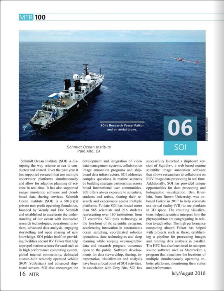 Our Story - Schmidt Ocean Institute