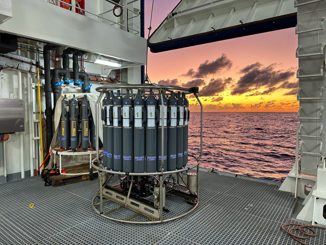Water Sampling Carousel & CTD - Schmidt Ocean Institute