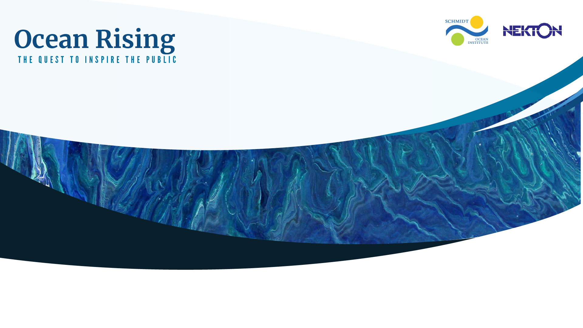 "Ocean Rising" Event and White Paper Available Online - Schmidt Ocean ...